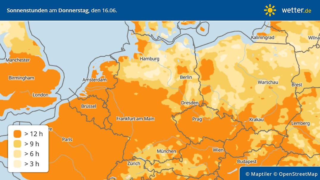 Hitze-Fahrplan Deutschland: Fronleichnam und Wochenende - Hitzewelle auf Rekordniveau | wetter.de