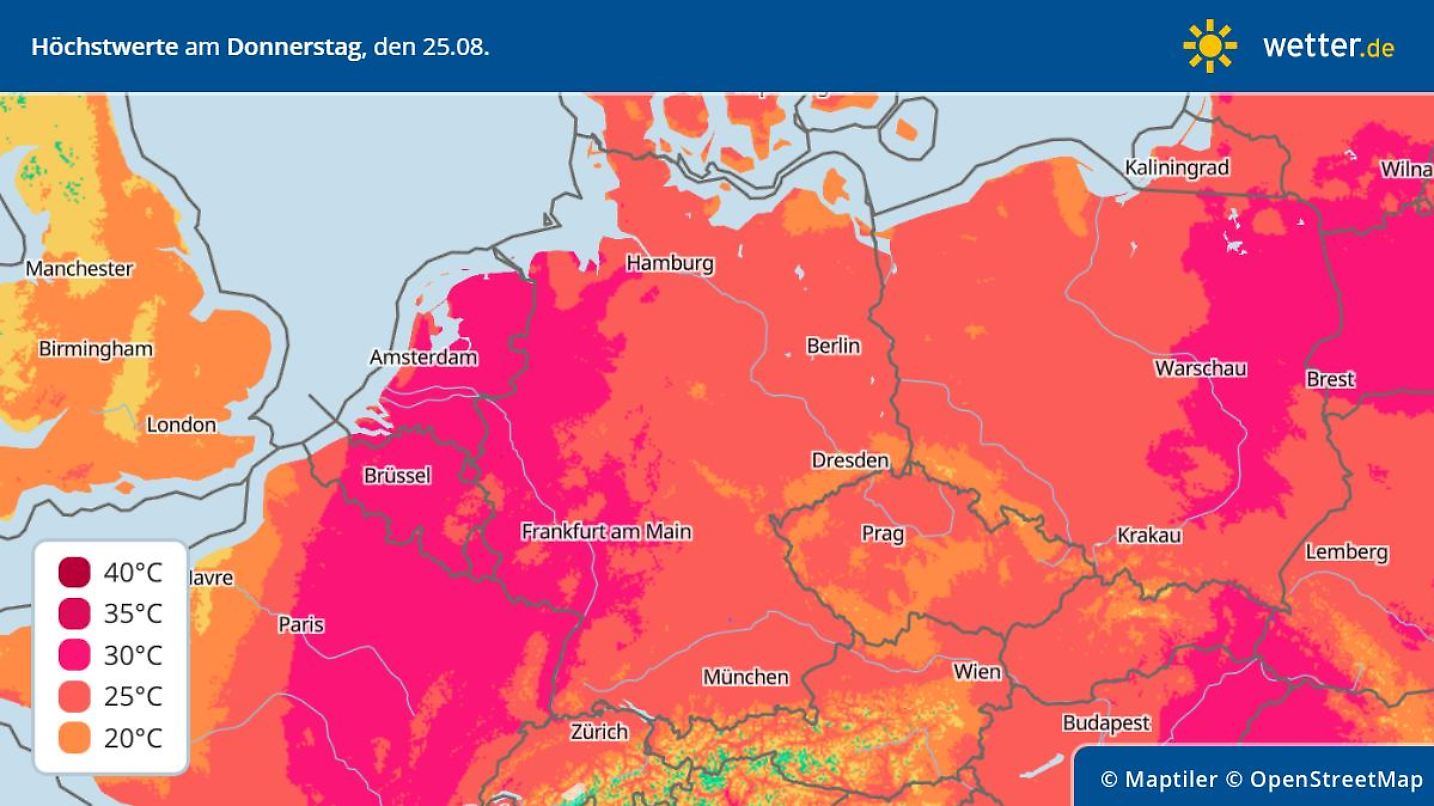 Unwetter und Hitze-Ende Deutschland: Wochenende bringt Wetterwechsel mit Gewittern, Starkregen ...