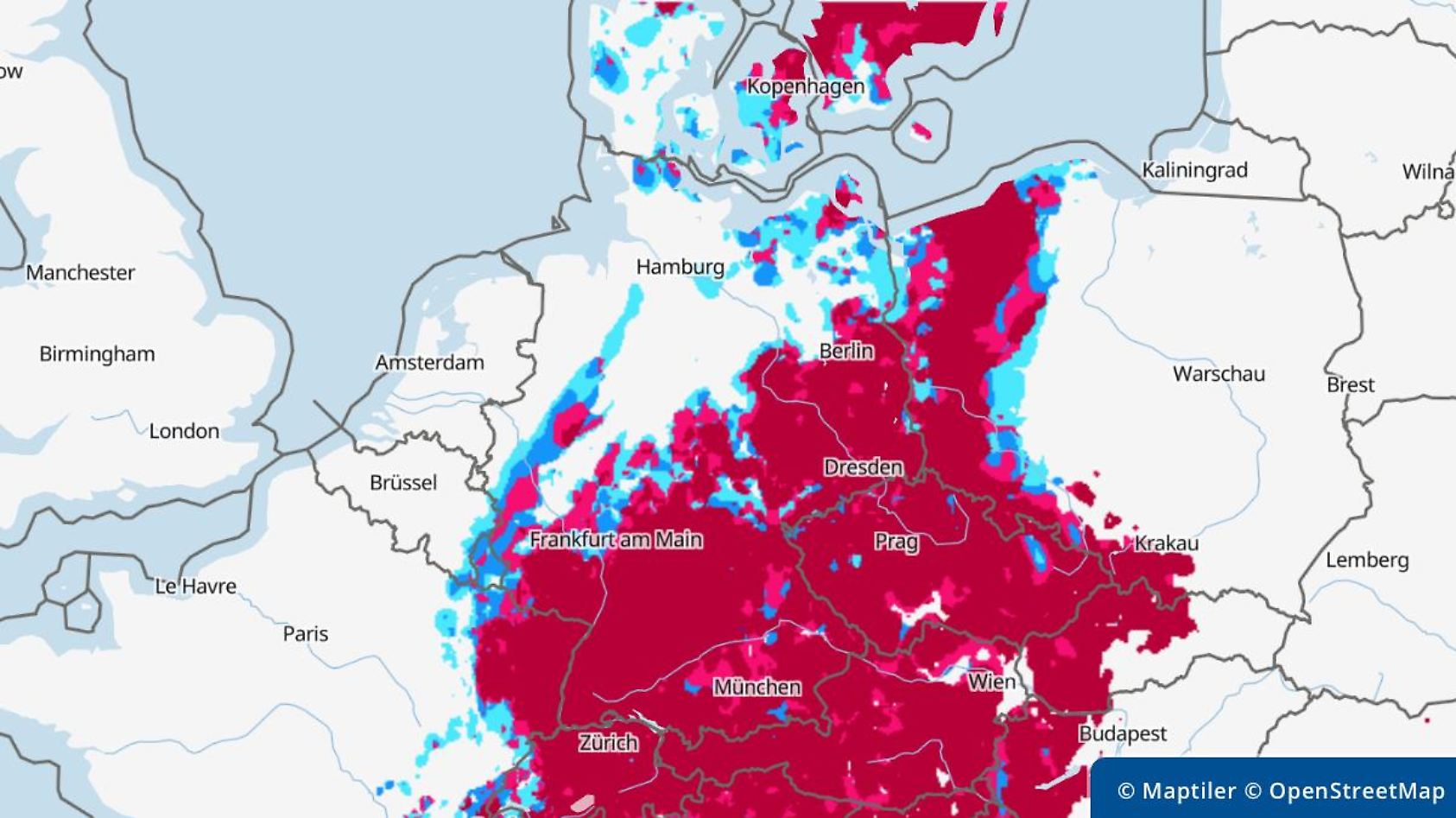 Unwetter und Hitze-Ende Deutschland: Wochenende bringt Wetterwechsel mit Gewittern, Starkregen ...