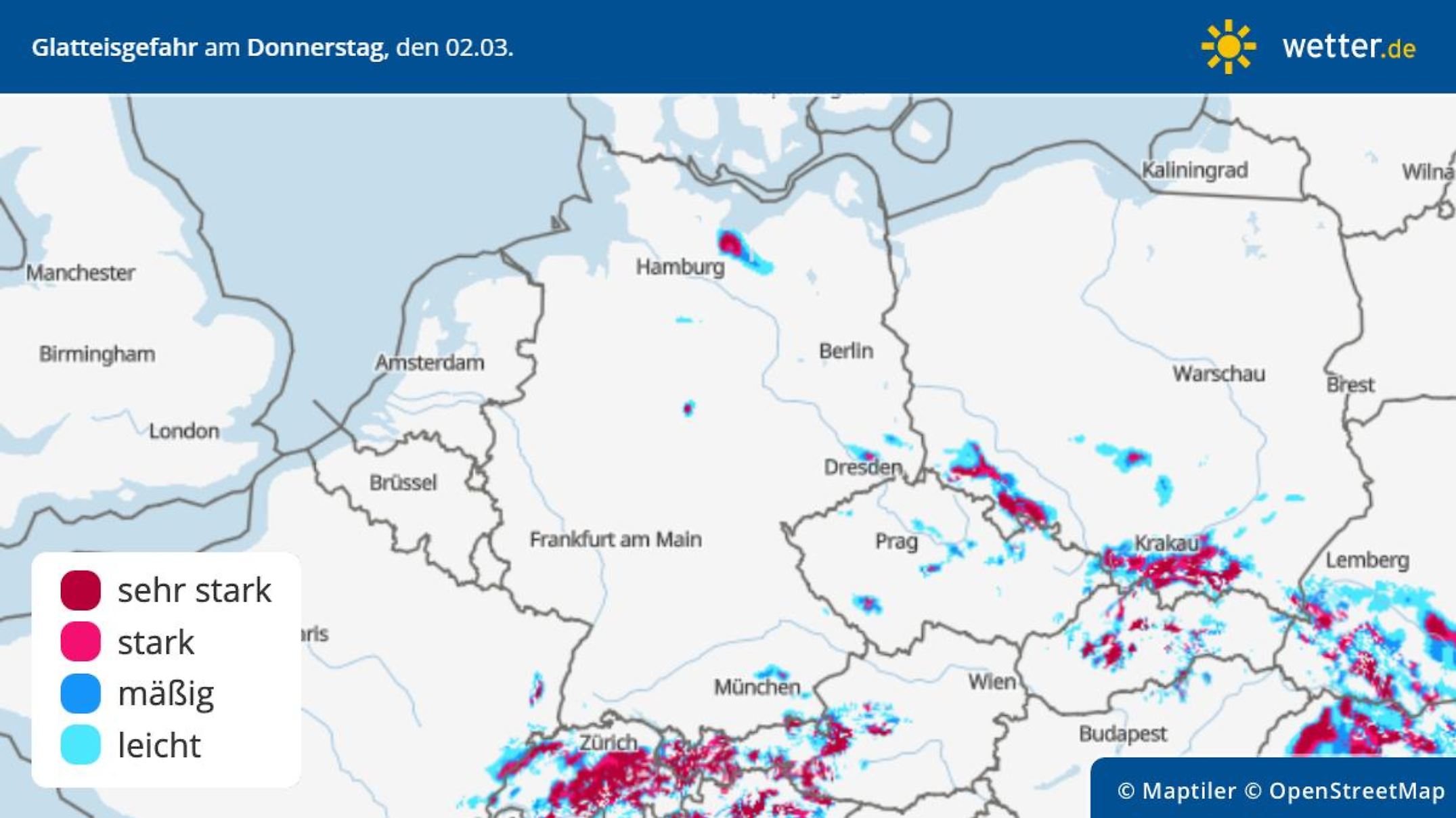 Wintereinbruch in Deutschland: Eiskalte Nächte und Glatteis - wo wird ...