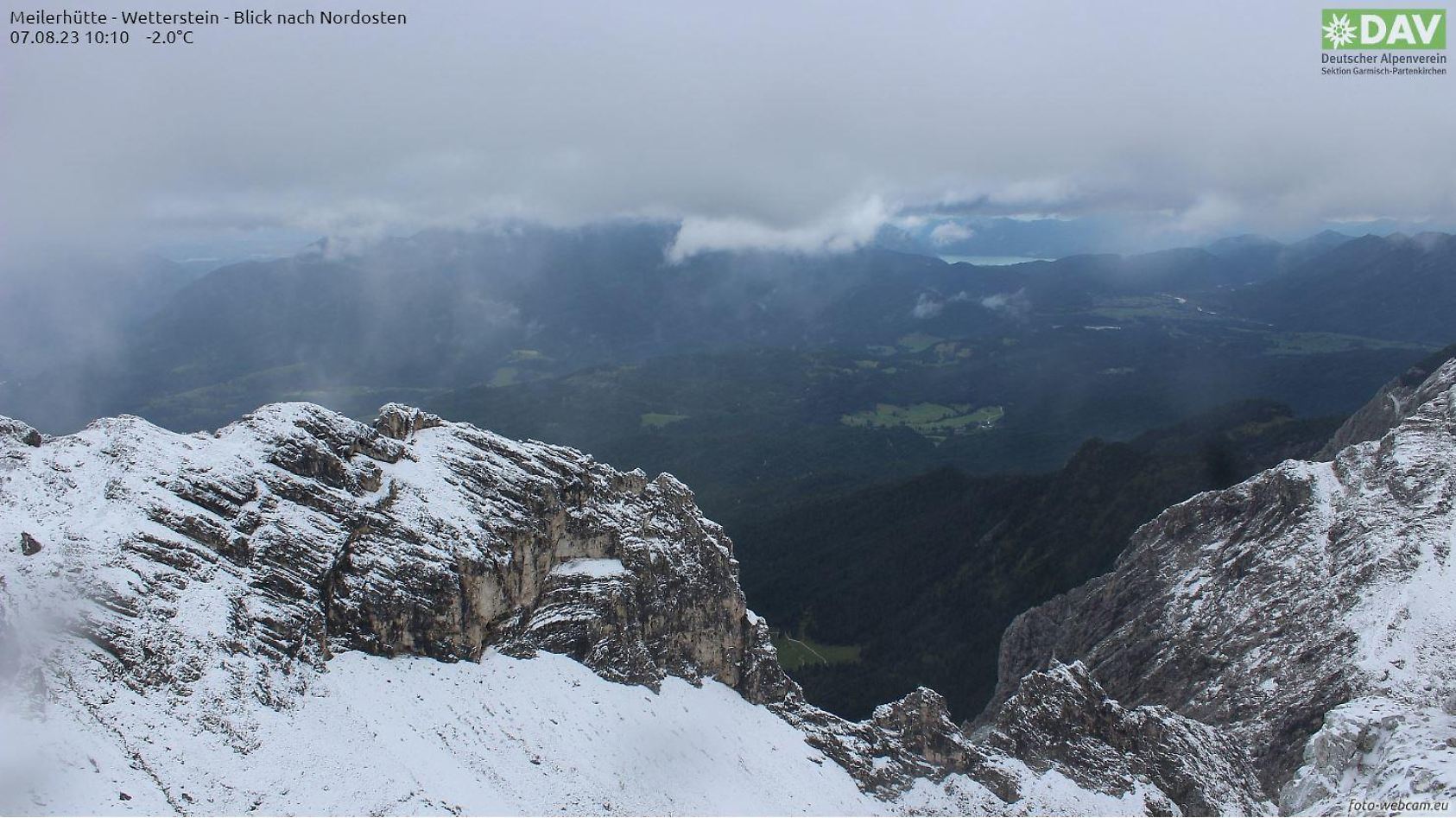 Winter im Sommer aktuell: Schnee und Nebel in den Alpen - Nächte so ...