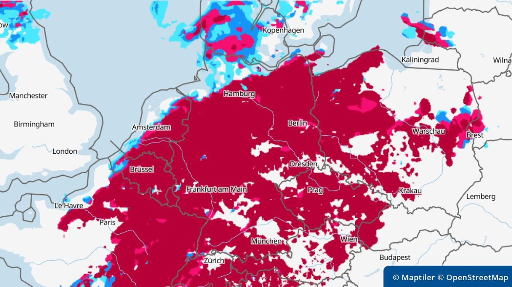 Unwetter, Gewitter Deutschland: Starkregen, Hagel, Sturm beenden Hitze ...