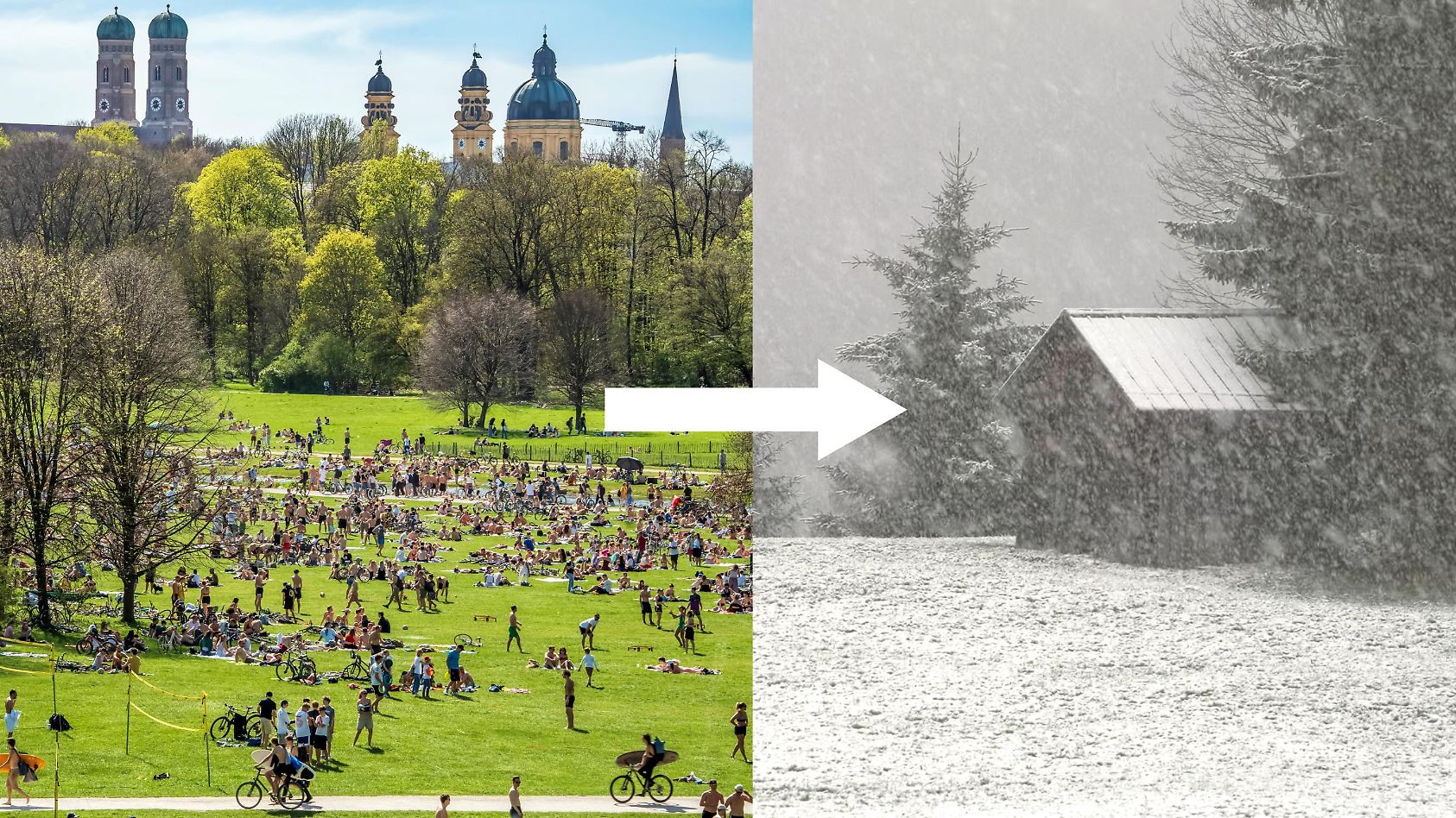 Winter-Comeback in Deutschland? April-Wetter bringt Kaltluft mit Frost ...