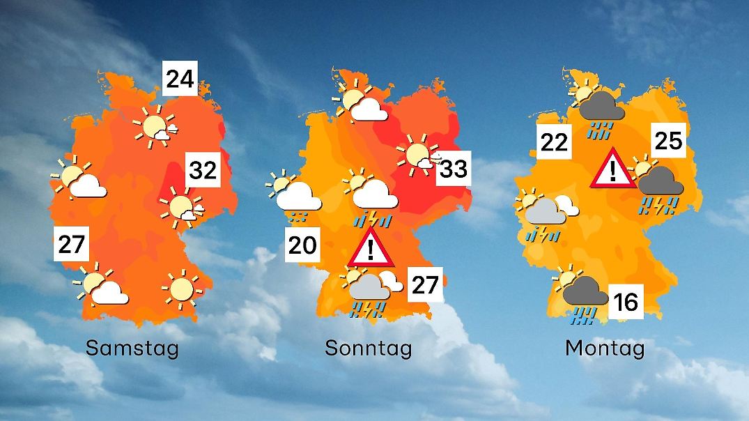 Wetter und Wetterthemen am 06.09.2024: Herbst-Hinweis wird von heißer Spätsommer-Sonne einfach ...