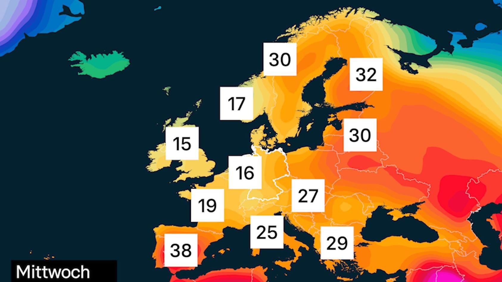 Sommer 2024 und Hitze: In Skandinavien schon bis zu 30 Grad, in Spanien ...