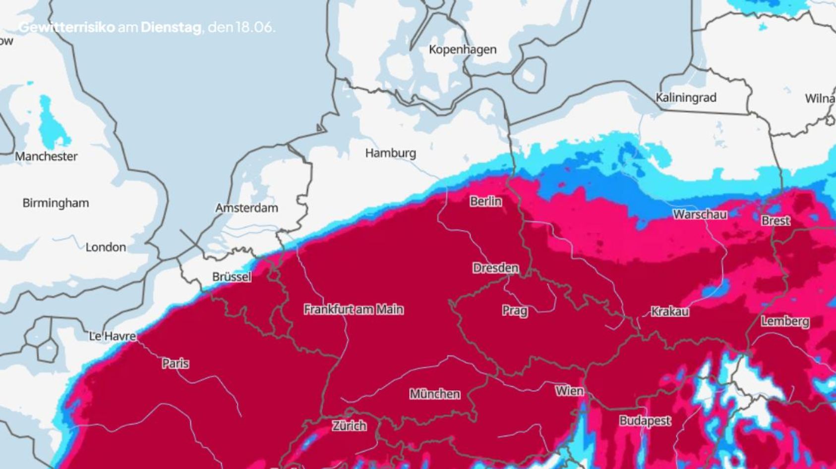 Wetter und Wetterthemen am 17.06.2024: Schwere Gewitter bei uns in Deutschland, Hitzewelle in ...