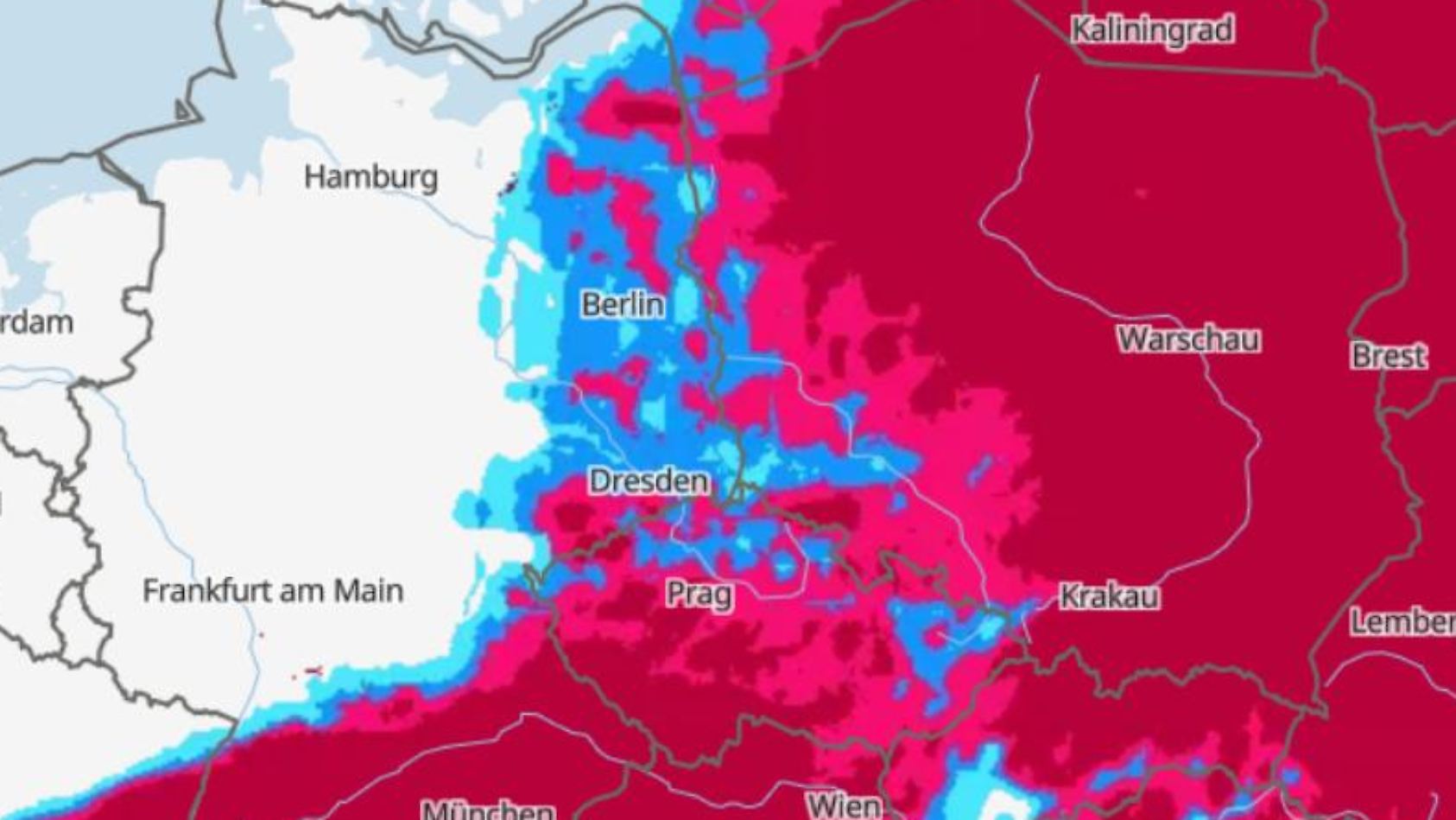 Unwetter-Fahrplan Deutschland: Gewitter, Starkregen, Hagel, Sturm - Kaltfront beendet Sommer ...