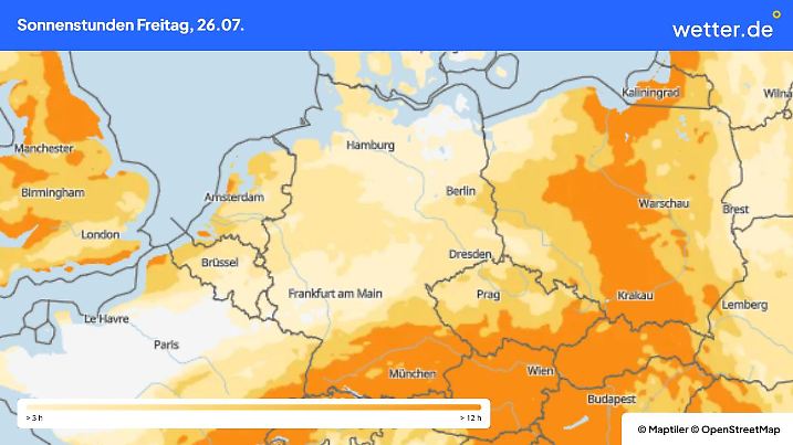 Wetter und Wetterthemen am 26.07.2024: Auch in der Nacht Regen und Gewitter | wetter.de