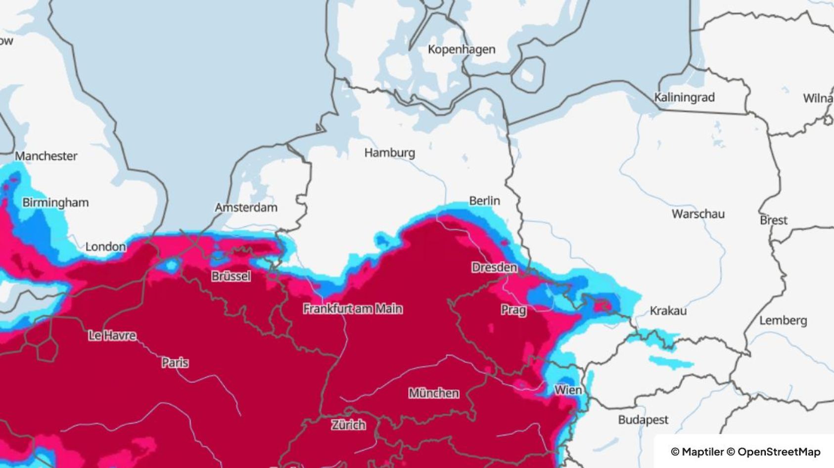 Unwettergefahr in Deutschland: Hitze mit 35 Grad - dann heftige Gewitter mit Hagel und ...