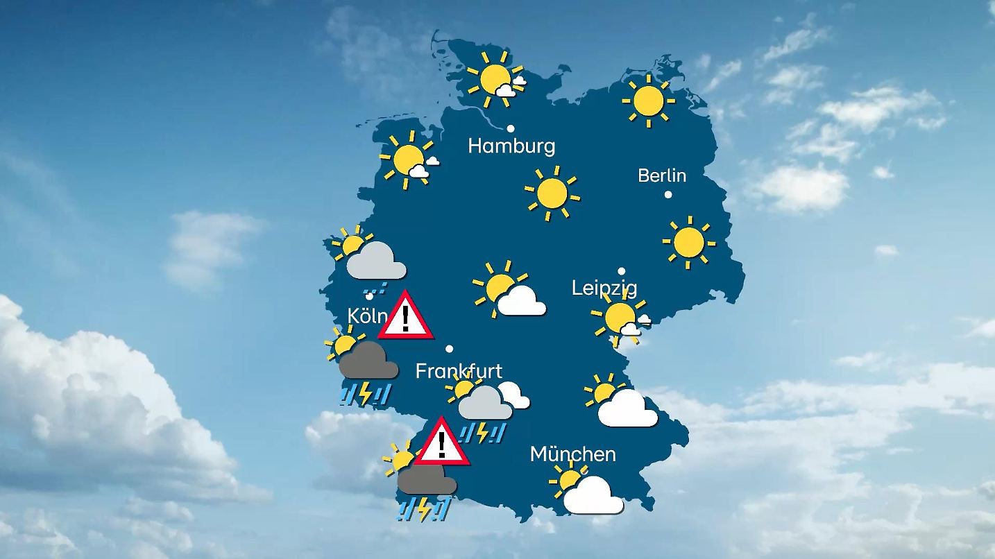 Wetter und Wetterthemen am 01.08.2024: Unwetterlage gipfelt in heftigen Gewittern und extreme ...