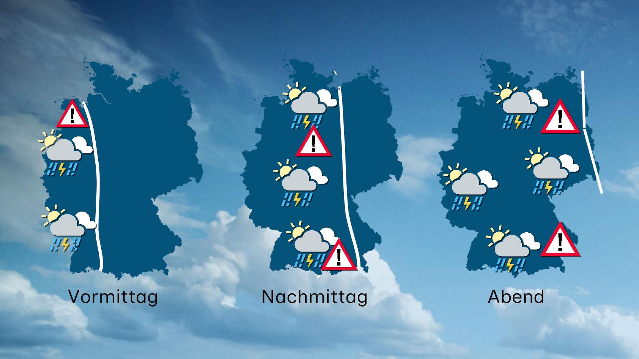 Unwetter mit Starkregen und Hagel möglich: Kommt jetzt schon das Ende der Sommer-Hitze? | wetter.de