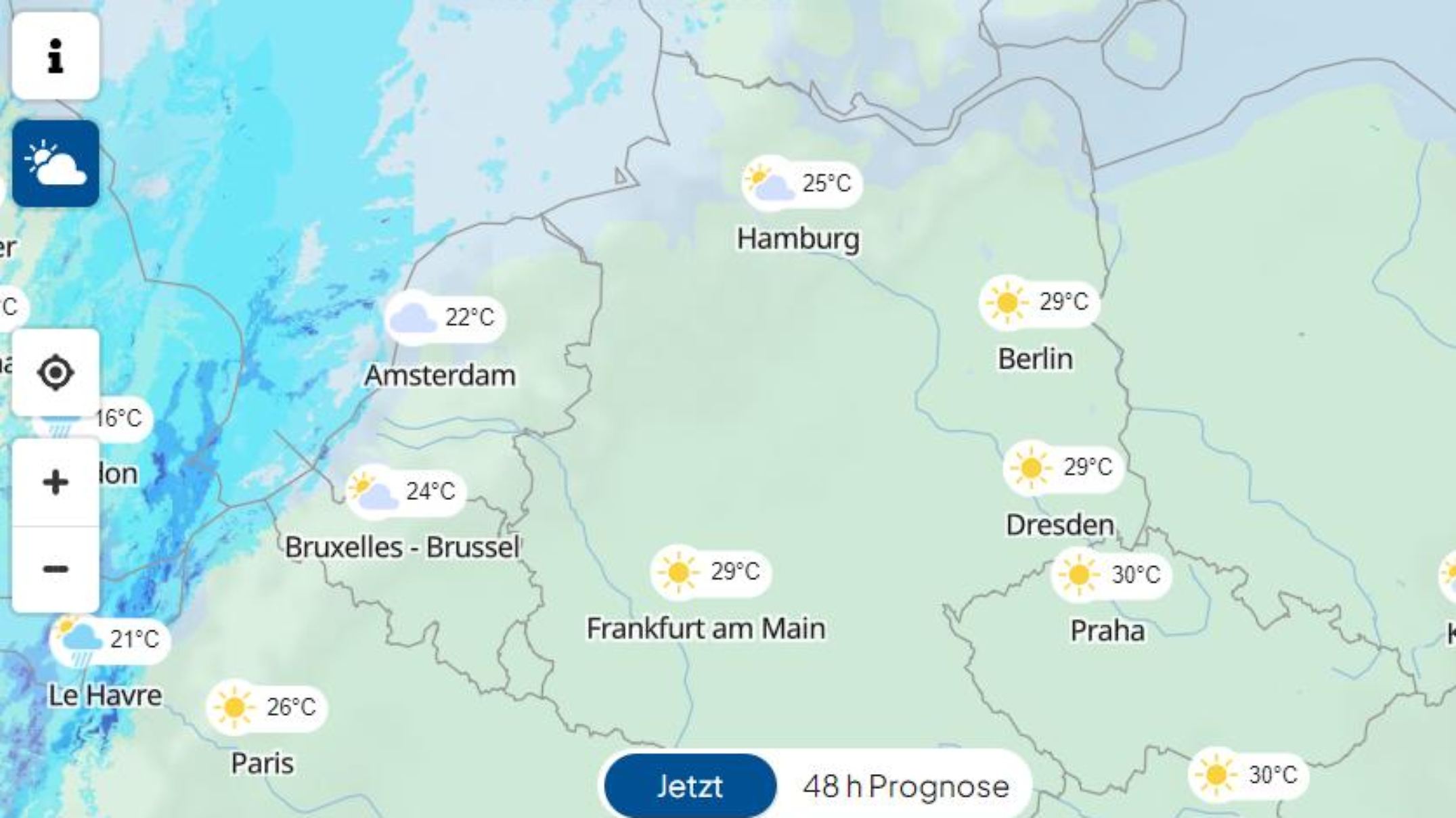 Wetter und Wetterthemen am 24.08.2024: Mehr als 36 Grad - Samstag der heißeste Tag des Jahres ...