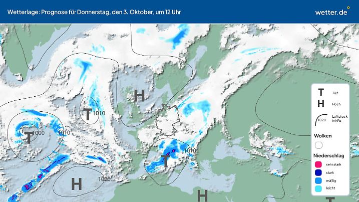 Wetter und Wetterthemen am 3.10.2024: Eine kalte Nacht bringt einen zweigeteilten Tag | wetter.de