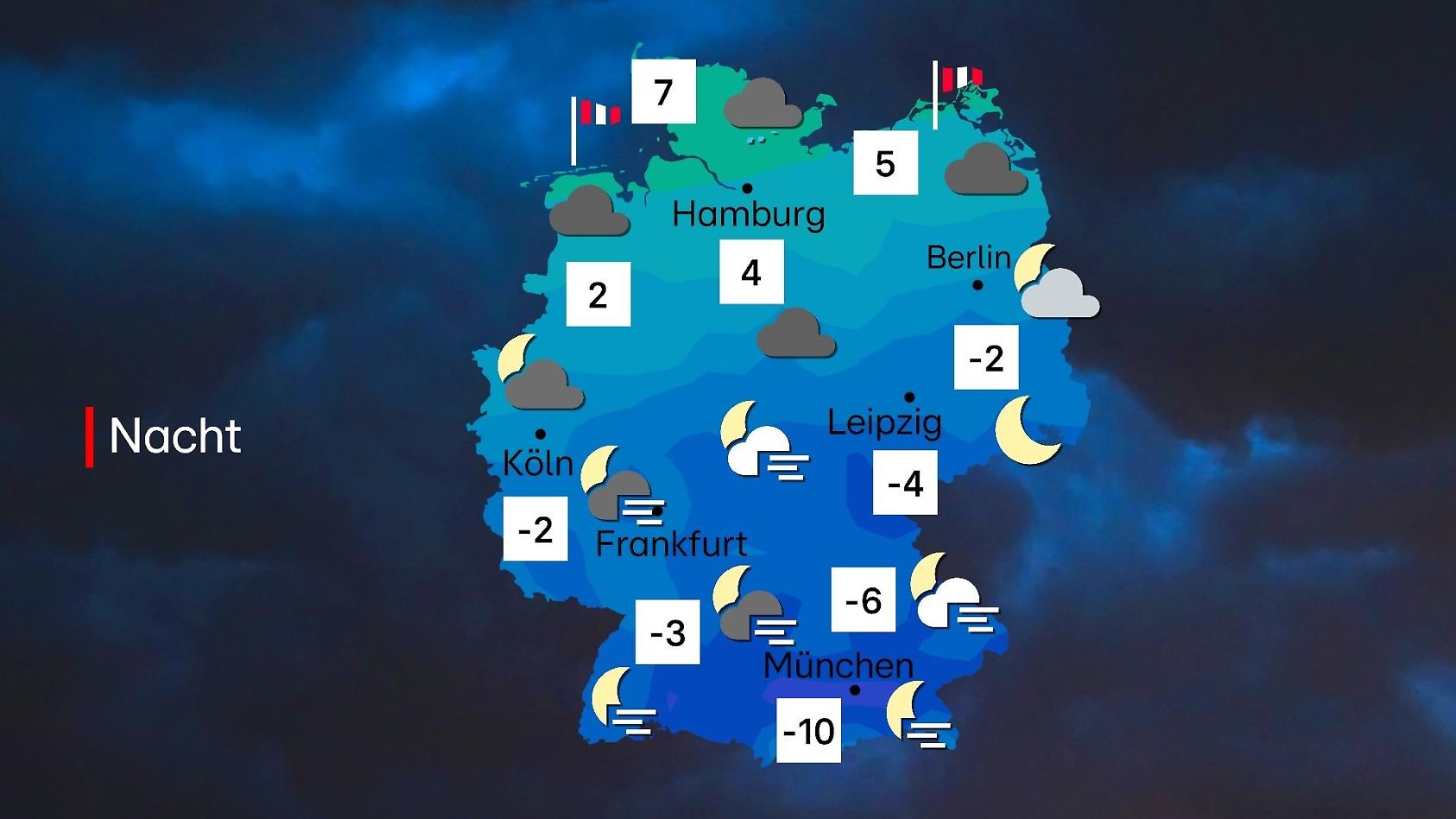 Wetter und Wetterthemen am 30. Dezember: Eisige Kälte im Süden, milder Wind und Regen im Norden ...