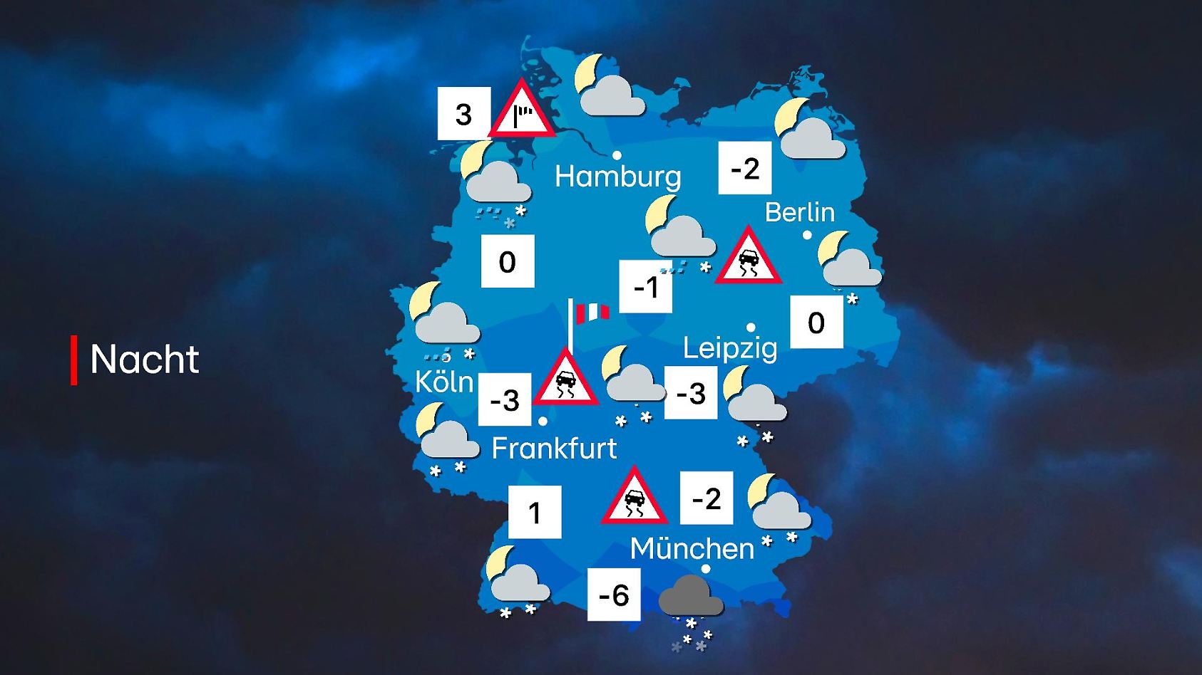 Wetter und Wetterthemen am 2. Januar: Schnee, Schneematsch, überfrierende Nässe - Rutschgefahr ...