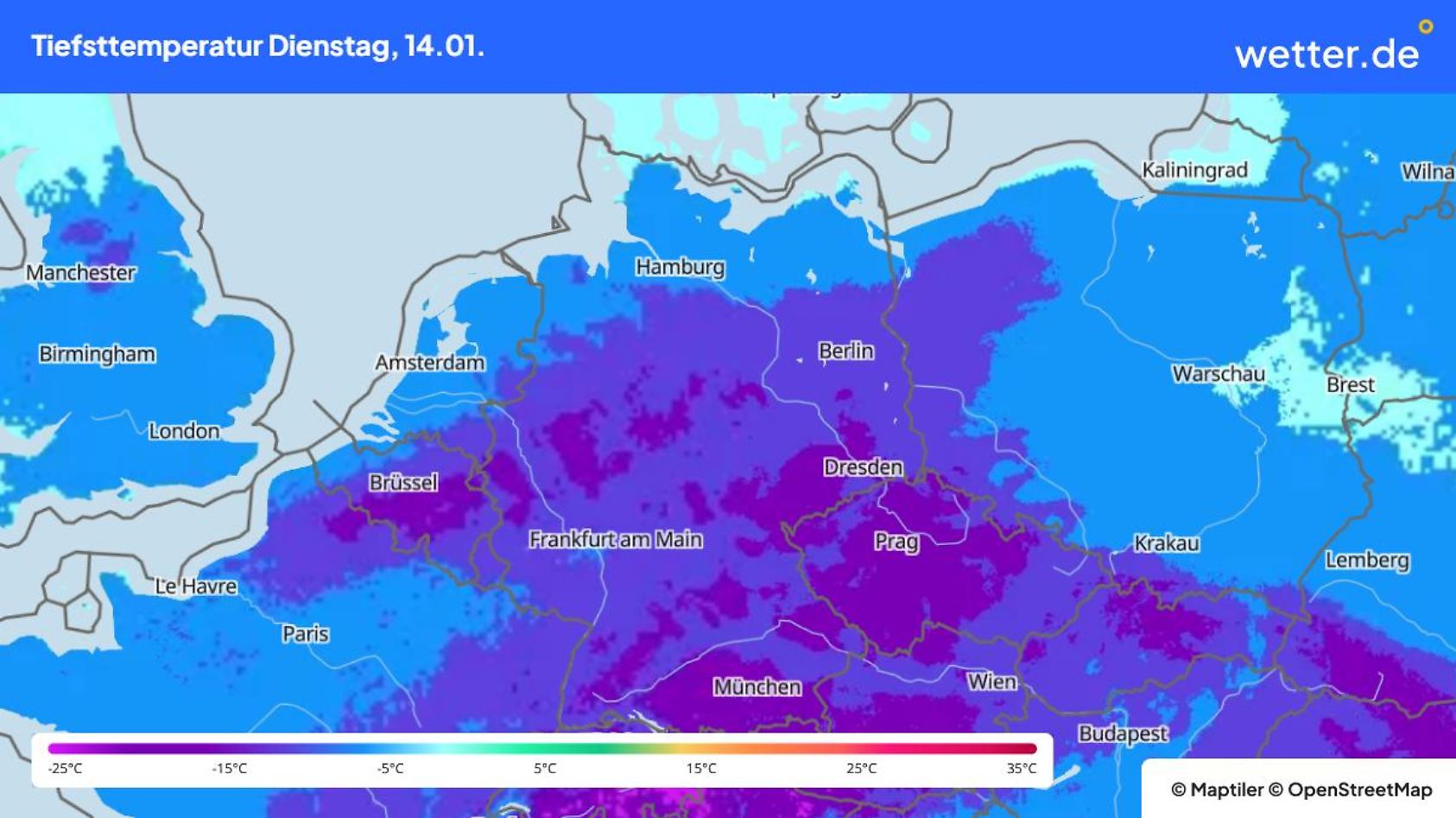 Krasser Frost unter minus 30 Grad lässt Europa bibbern - so eisig kommt ...