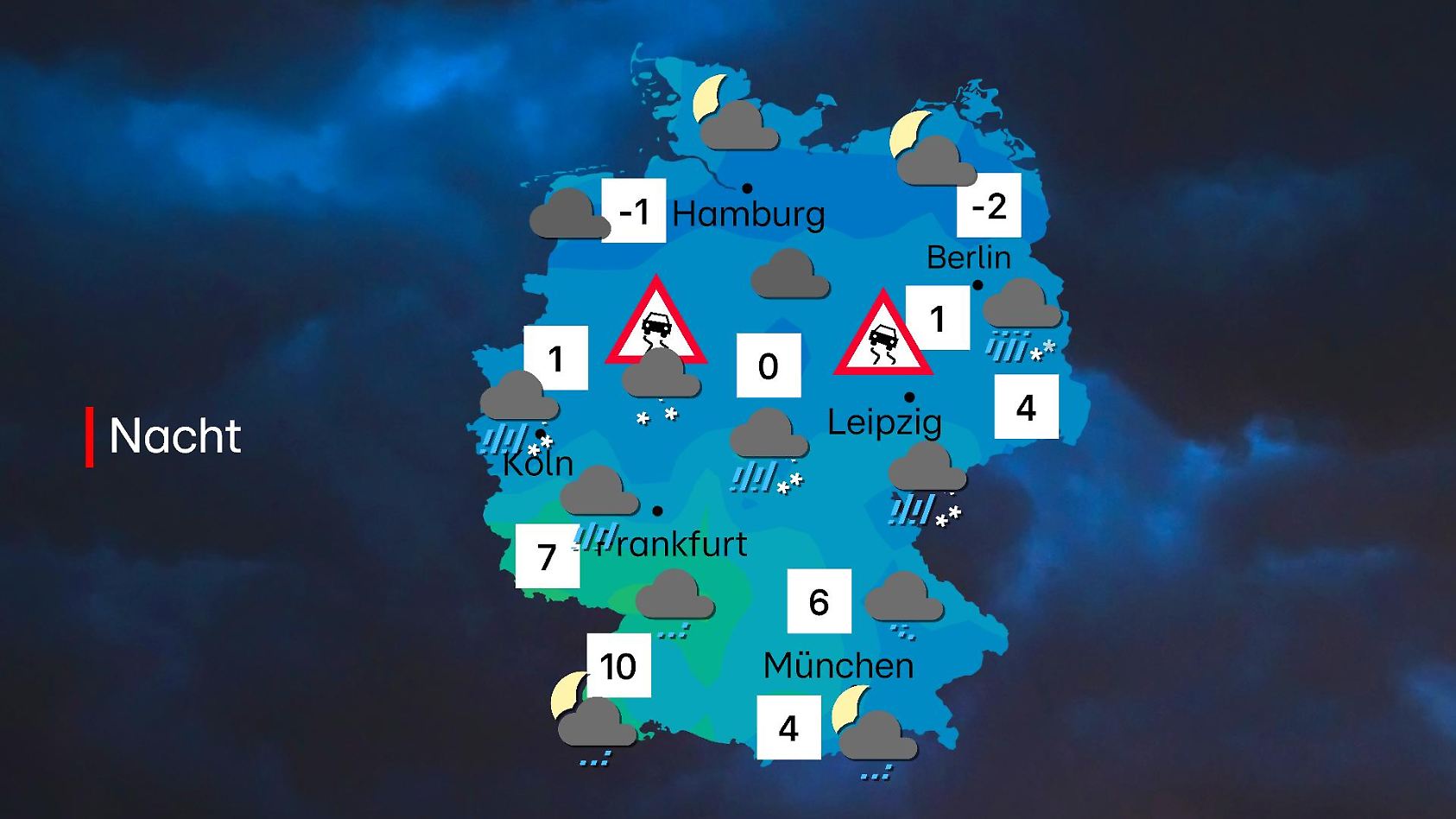 Wetter und Wetterthemen am 8. Januar: Chaos-Schnee in Deutschland - in der Nacht geht's los ...