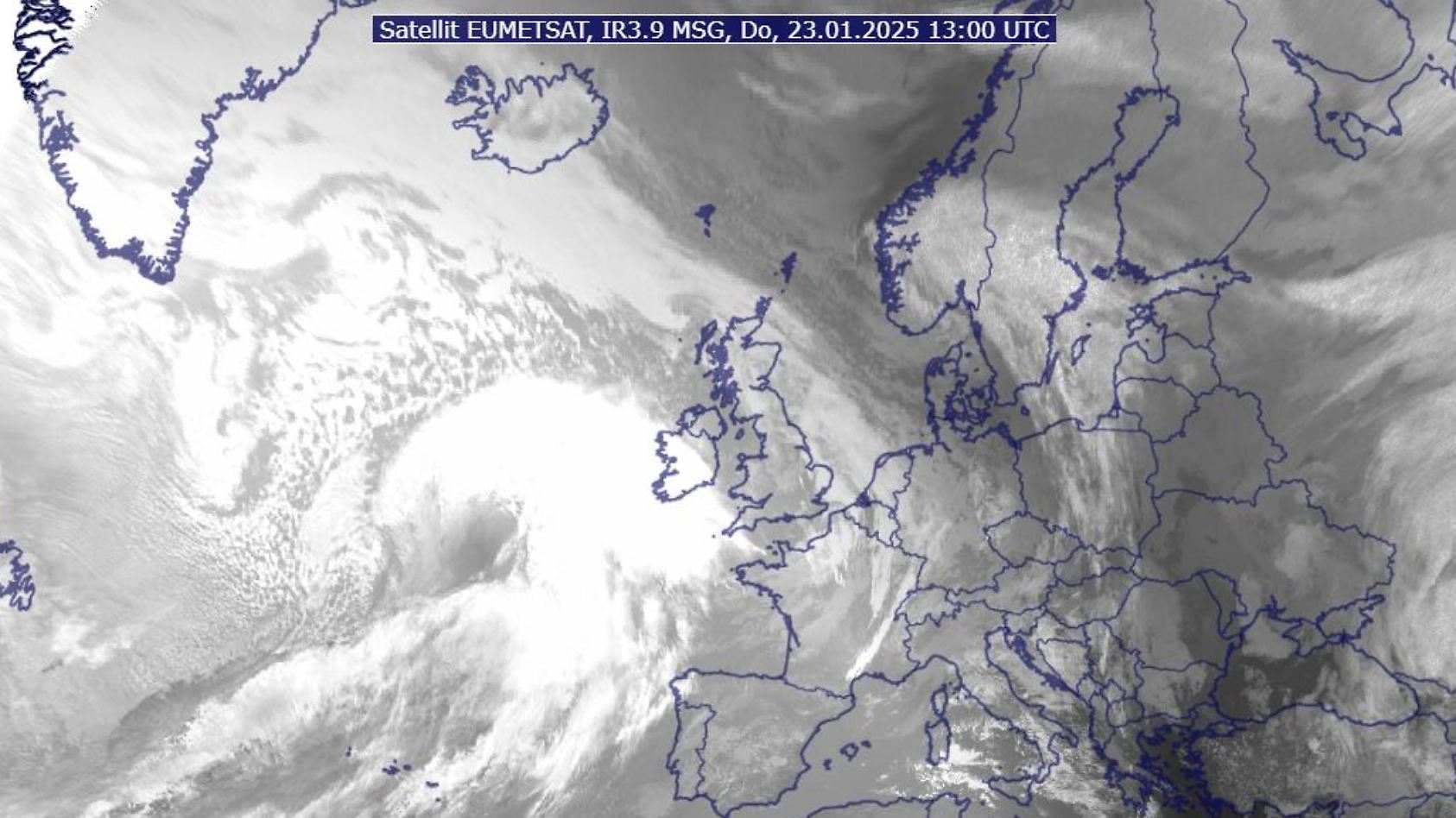 Wetter und Wetterthemen am 23. Januar: Extreme Lebensgefahr - Warnungen vor Sturm Éowyn zeigen ...