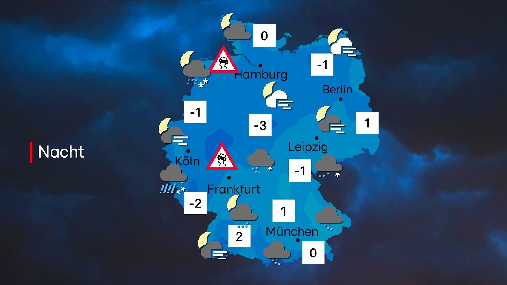 Wetter und Wetterthemen am 13. März: Nebel, Frost, Schnee und Glätte in der Nacht | wetter.de
