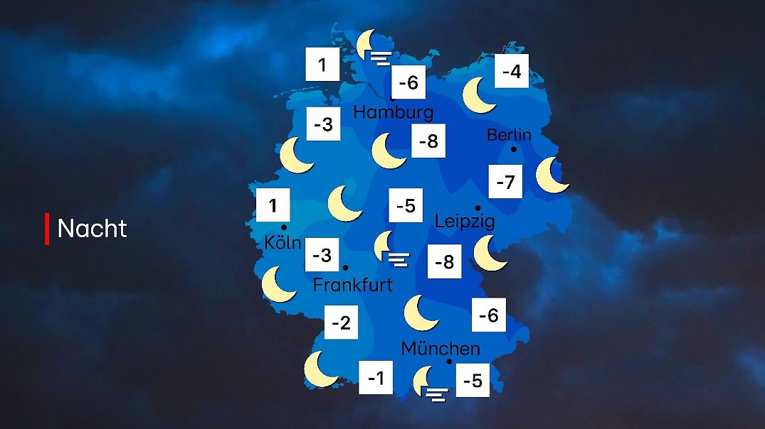 Wetter und Wetterthemen am 18. März: Nacht wird sternenklar und kalt, viel Sonnenschein am ...
