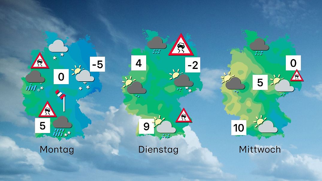 Wetter-Tag am 10. Januar: So viel Schnee kommt heute noch | wetter.de