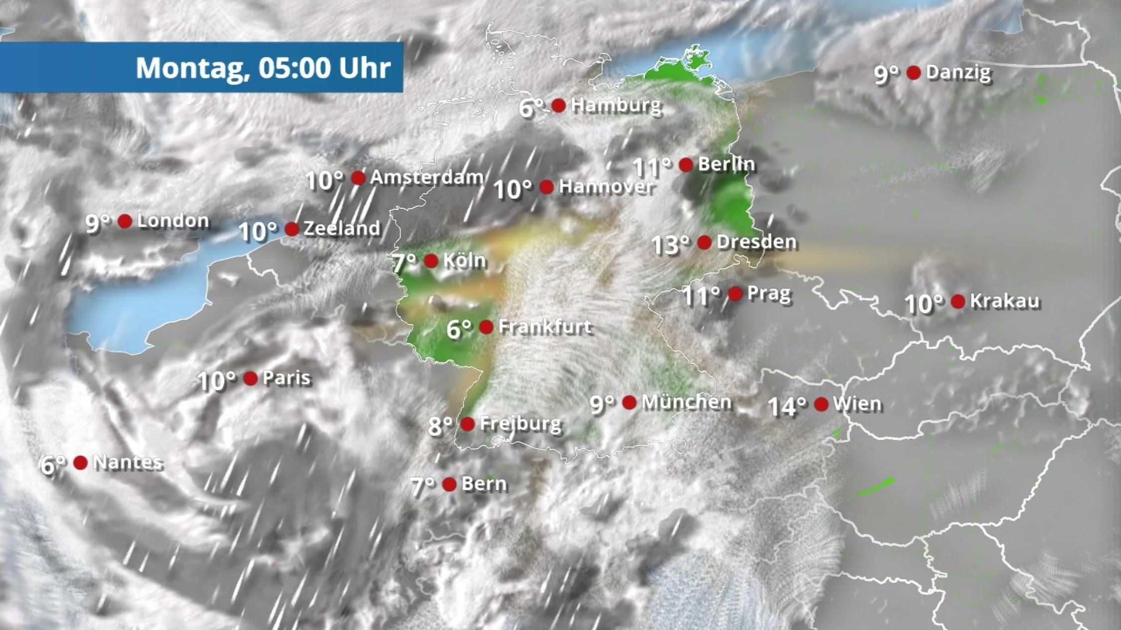 Regenradar für Deutschland - Wetterradar aktuell | wetter.de