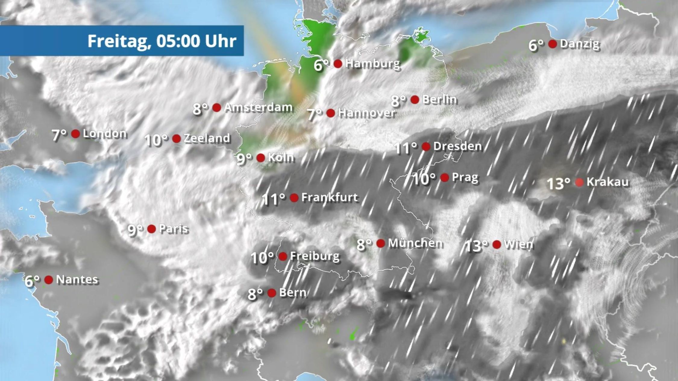 Regenradar für Sachsen - Wetterradar aktuell | wetter.de