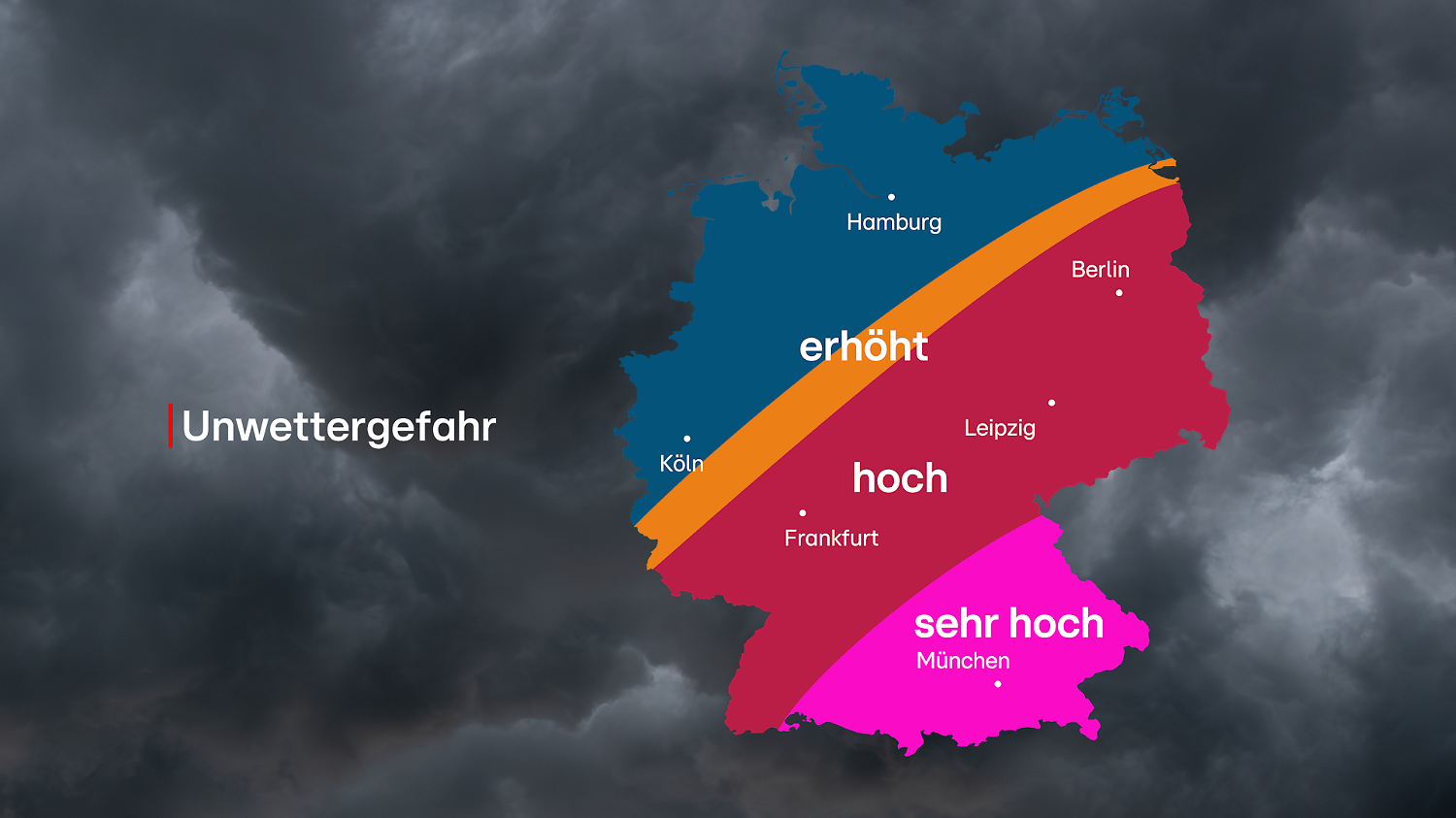 Aktuelle Unwetter für Deutschland heute | wetter.de