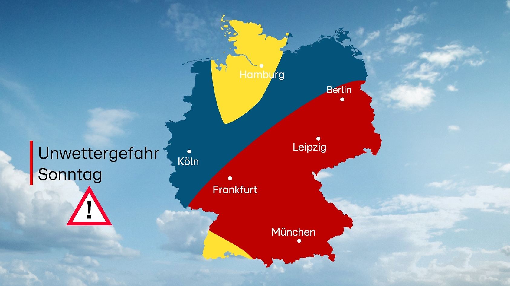 Unwettergefahr: Blitz, Donner, Starkregen, Sturmböen – hier kracht es gewaltig | wetter.de