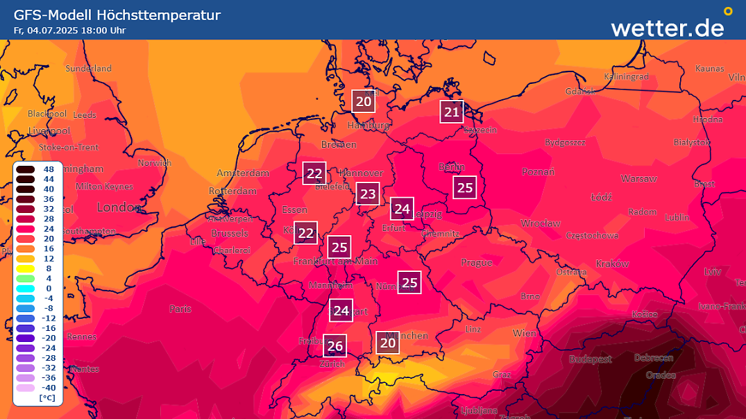 Gewitter mit Unwettergefahr beenden extreme Hitze - Sommer wird wieder normal | wetter.de