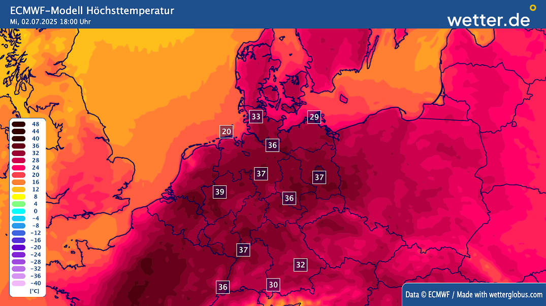 Extreme Hitze in Deutschland: Tropennächte und Temperaturen bis an die 40 Grad lassen uns ...