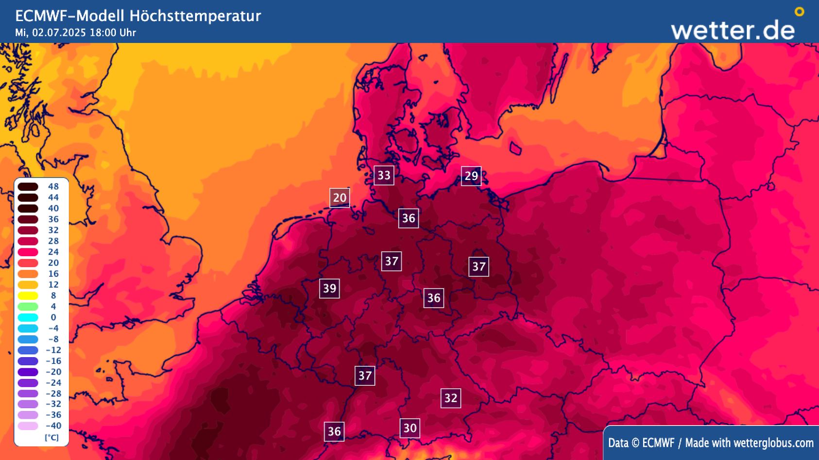 Extreme Hitze in Deutschland: Tropennächte und Temperaturen bis an die ...
