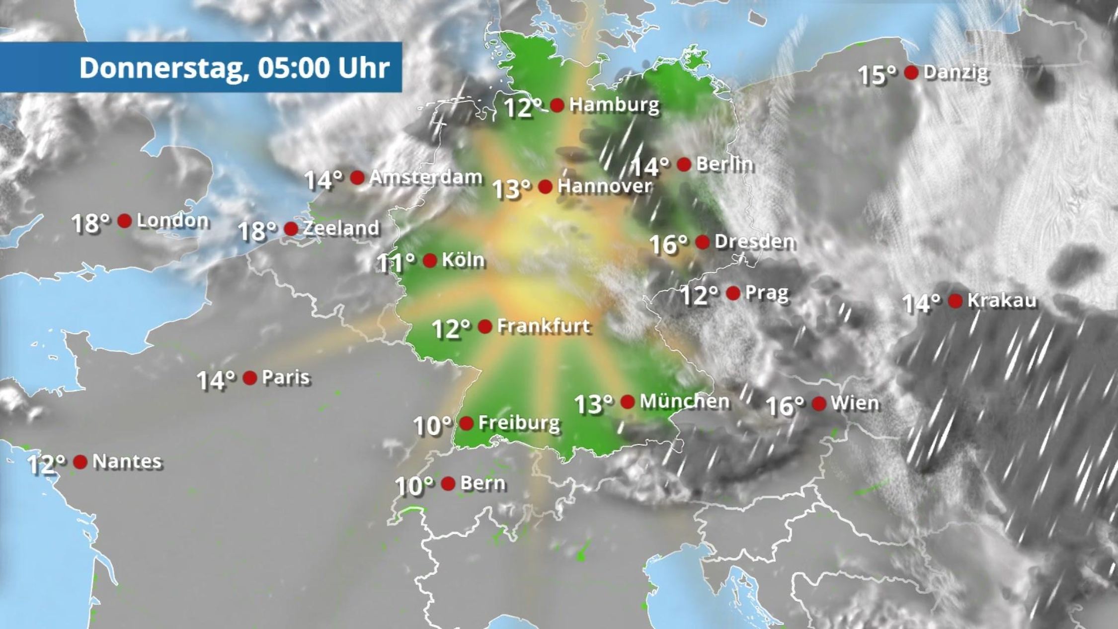 Regenradar für Großenhain - Wetterradar aktuell | wetter.de
