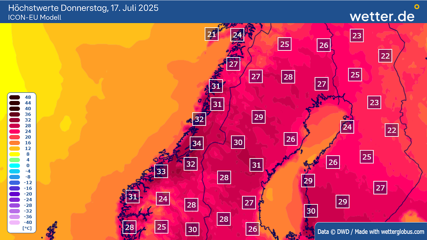 Bergsturz am Skarfjellet in Norwegen droht mitten in den Ferien: Hitzewelle im Sommer 2025 in ...