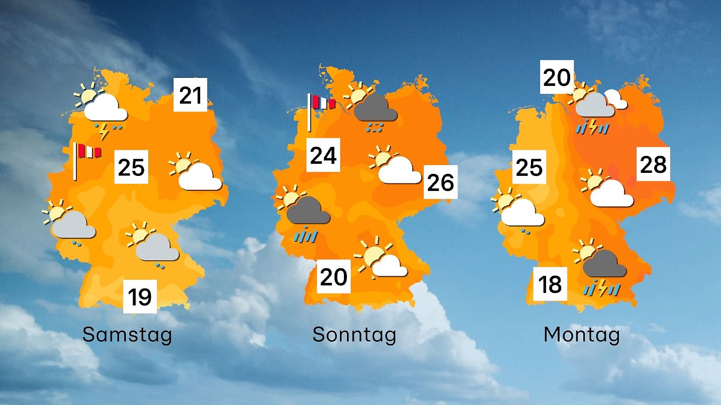Sommer 2025 endet in Deutschland mit Regen und Gewittern: Wochenende bringt kühle Temperaturen ...