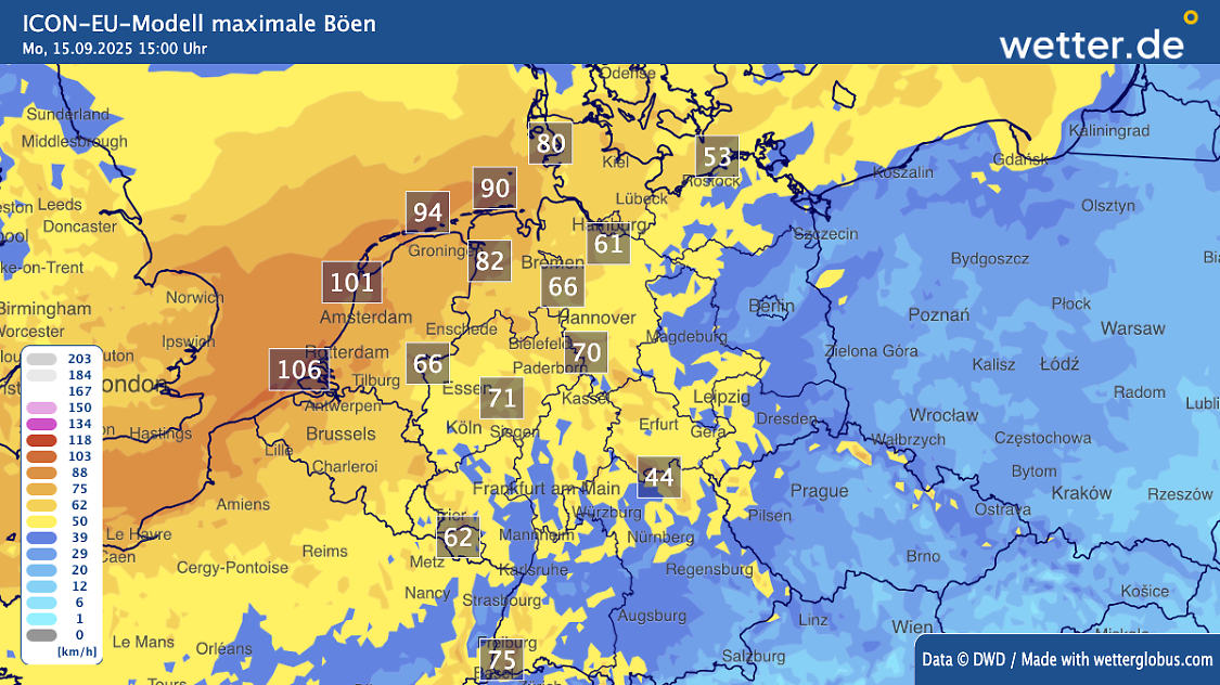 Regenradar für Bersenbrück - Wetterradar | wetter.de
