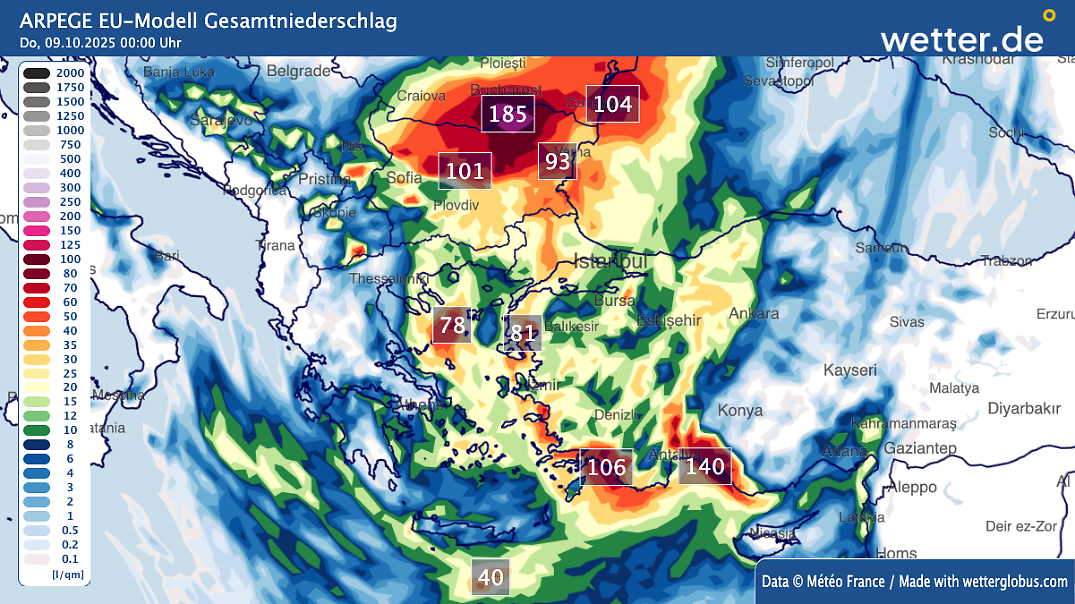 Unwetter Europa aktuell: Starkregen, Überflutungen, Tornado-Gefahr - Extremwetter verschiebt ...
